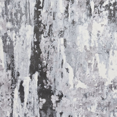 Grey Abstract Modern Easy To Clean Abstract Rug For Dining Room-160cm X ...