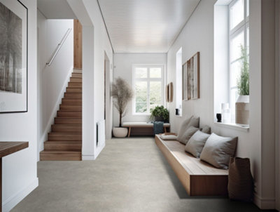 Grey Concrete Effect Vinyl by Remland (3m x 2m)