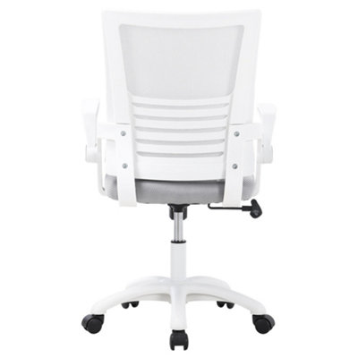 Grey Desk Mesh Swivel Chair Computer Ergonomic Office Chair