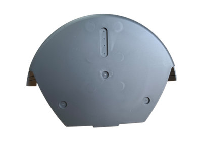 Grey Dry Verge Tile Round Ridge / Universal Cap