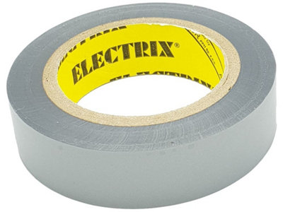 Grey Electrical Waterproof Insulation Insulating Tape 19mm x 20m