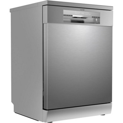 Grey Full Size Freestanding Dishwasher with LED Display - 60cm, 14 ...