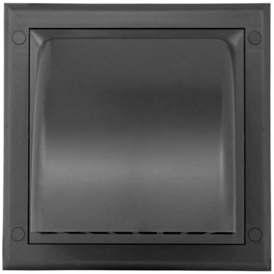 Grey Gravity Flap for 150 mm / 6" Round Wall Outlet - Ventilation Duct ...