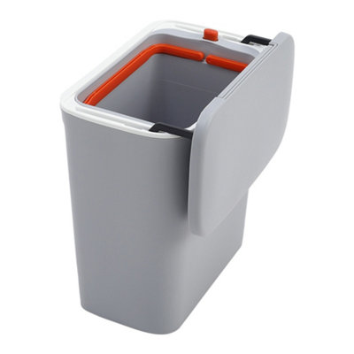 Grey Hanging Home Kitchen Rubbish Dustbin Recycling Bin Rubbish Trash ...