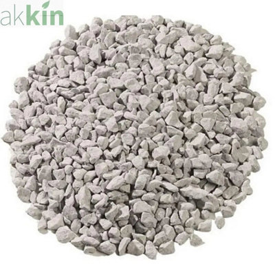 Grey Limestone Aggregate Decorative Stones 20mm - 25kg Bag