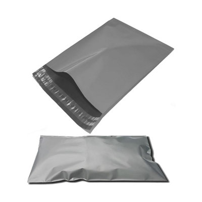 Grey Mailing Bag (1000 Bags) - 230mm x 305mm (9"x12") Poly Postal ...