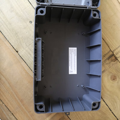 Grey Masterplug Outdoor Weatherproof Plug Dri Box with 4 Socket 10m ...