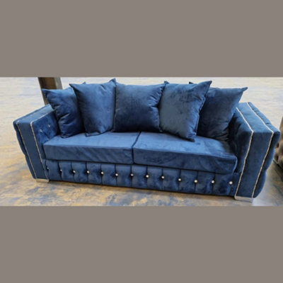 Grey Mayfair 3 seatrer Sofa Suite Elegant Comfort for Modern Living