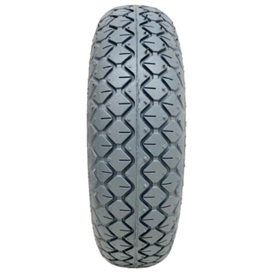 Grey Mobility Scooter tyre, 2.80/2.50-4, block, pneumatic tire, non ...