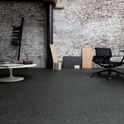 Grey Modern Mosaic Effect Anti-Slip Vinyl Flooring for Home, Shops ...