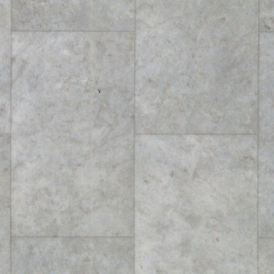 Grey Modern Stone Effect Anti-Slip Vinyl Flooring for Bathroom ...