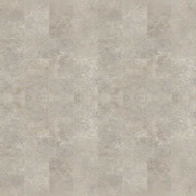 Grey Modern Stone Effect Anti-Slip Vinyl Flooring For Kitchen, Bathroom ...