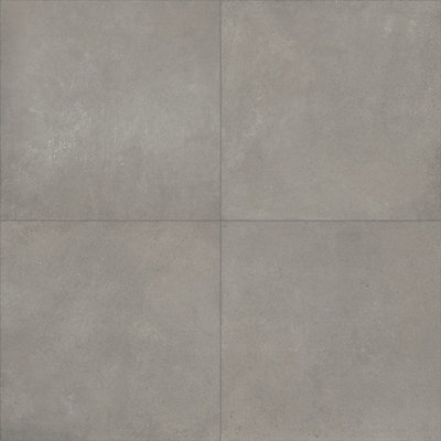 Grey Modern Tile Effect Anti-Slip Vinyl Flooring for Home, Shops ...