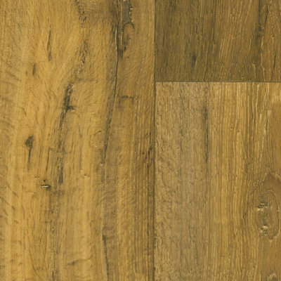 Grey Modern Wood Effect Anti-Slip Vinyl Flooring For Kitchen, Bathroom ...