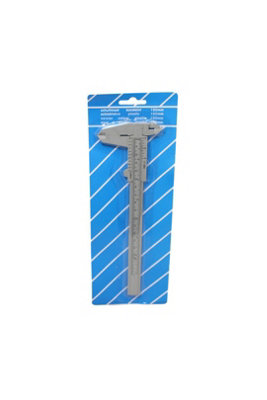Grey Plastic Diameter Measuring Caliper 150mm Builders DIY