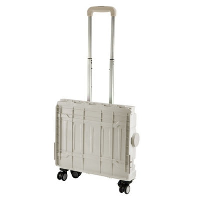 Grey Plastic Folding Craft/ Sewing & Hobby Trolley