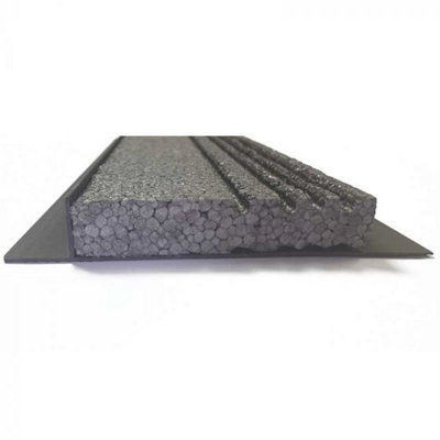Grey PVC Cavity Closer 2.4m 50 to 100mm Cavities Packs of 10