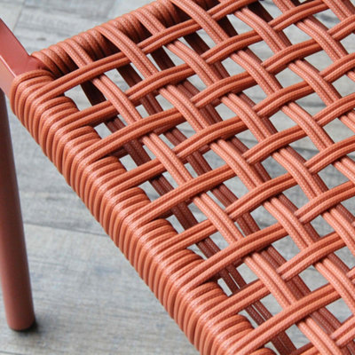 Grey Red Green beige rattan rope wicker garden outdoor four 4 seater ...