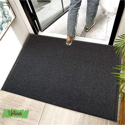 Grey Rubber Barrier Mat, Heavy Duty, Dirt Trapper & Absorbent Mat ...