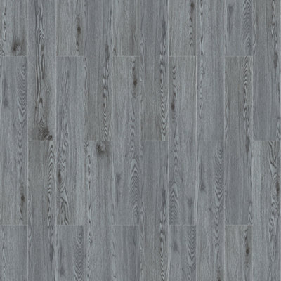 Grey Rustic Wood Effect Woodgrain Self Adhesive Vinyl Plank PVC ...