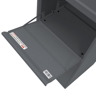 Grey Secure Lockable Parcel Post Box XL
