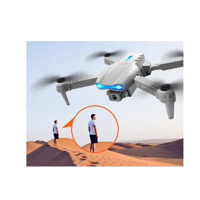 Grey Smart WiFi Foldable Drone With One 4K Camera