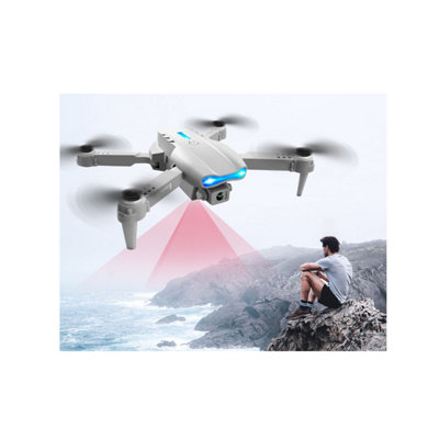 Grey Smart WiFi Foldable Drone With One 4K Camera