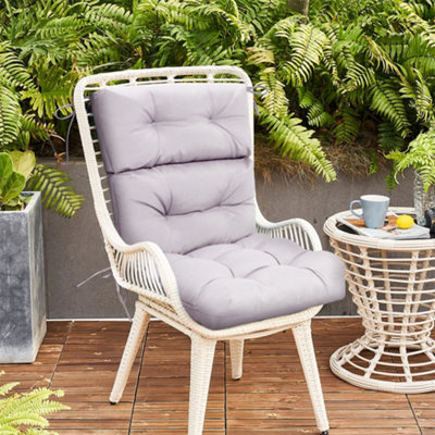 Grey Tri fold Soft Seat Pad Cushion Garden Chair Bench
