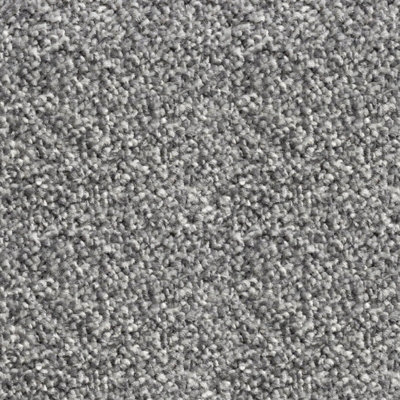 Grey Twist Pile 4.00m Wide Stain Resistant Carpet, Heavy Duty Modern ...