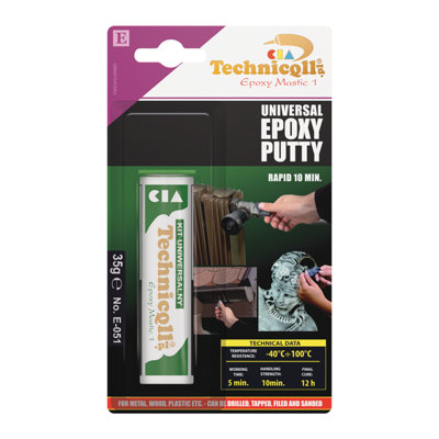 Grey Universal Epoxy Putty Rapid 10 Min For Metal Ceramic Plastic Glass ...