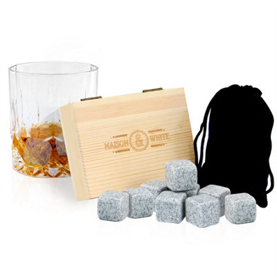 Grey Whiskey Stones - Set of 9 | DIY at B&Q