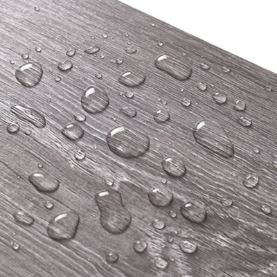 Grey Wood Grain Effect Peel & Stick Flooring Planks Waterproof Self ...