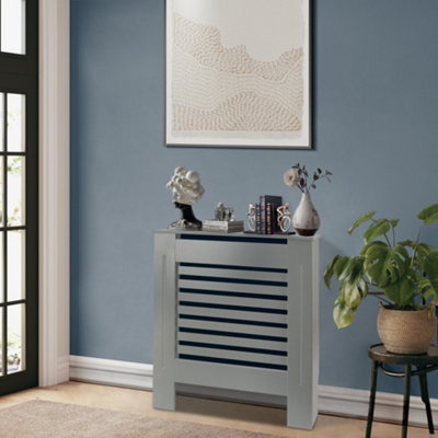 Grey Wooden Radiator cover - 78cm x 82cm x 19cm