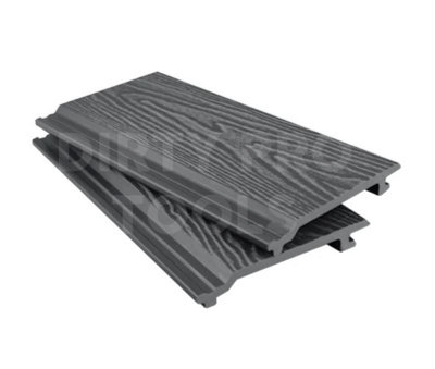 Grey Woodgrain Composite Outdoor Wall Cladding x 20