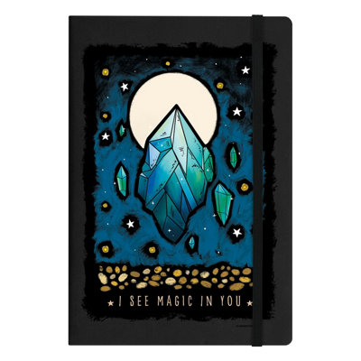 Grindstore Magical World I See Magic In You A5 Notebook Black/Blue ...