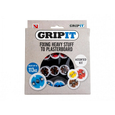 Gripit Plasterboard Fixings orted Kit, 32 Piece Multi Colour (One Size)