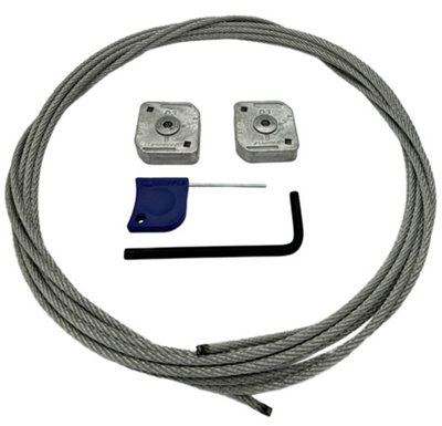 Gripple 3mm x 10m Wire Rope Catenary Hanging Kit ( Lockable D3 Gripple ...