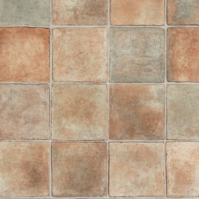 Griptex Cassiopee Grass Tile Vinyl by Remland (4m x 2m)