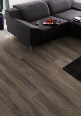Griptex Wood Vinyl by Remland (Empire Dark Brown, 2m x 2m)