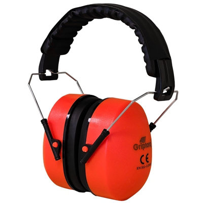 Griptorq Ear Defenders Premium SNR 27 dB - Folding | DIY at B&Q