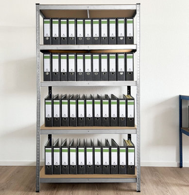 Grizzly Heavy Duty Shelving Rack Boltless Metal Garage Storage System ...