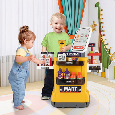 Grocery Store Cash Register Playset Supermarket Game