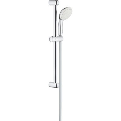 Grohe 27598 Tempesta 600mm Shower Riser Rail Chrome + 2 Spray Shower ...