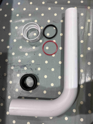 Grohe Adagio Flush pipe and flush pipe connection kit includes 43259 37119