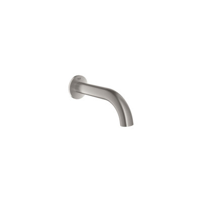 Grohe Atrio Wall Mounted Round Bath Spout 171mm Brass Supersteel Finish
