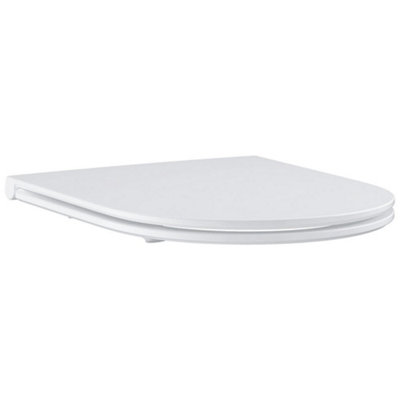 Grohe Bau Alpine White Slim Soft-Close Ceramic WC Seat - 39913000.