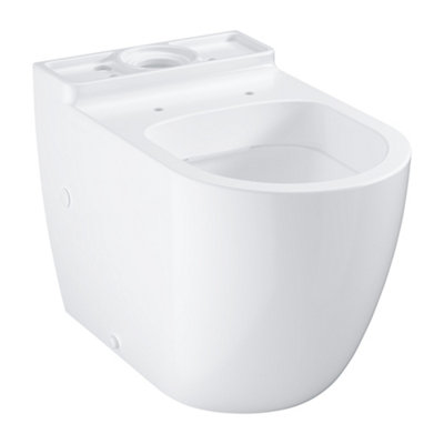 Grohe Bau Ceramic Rimless Close Coupled Toilet Pan 365mm White (PAN ONLY)