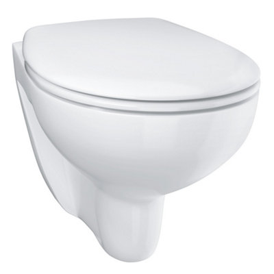 Grohe Bau Ceramic Wall hung WC set, Alpine White (39351000)