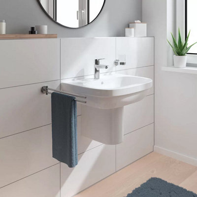 GROHE QuickFix Start Basin Mixer Tap Chrome Finish,Ceramic Cartridge ...