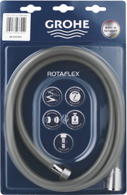 Grohe Rotaflex Shower Hose Twiststop 1750mm (28410001)
